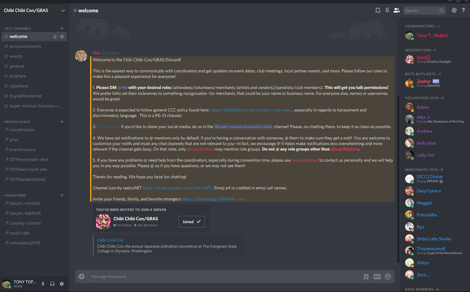 Join our discord – Chibi Chibi Con